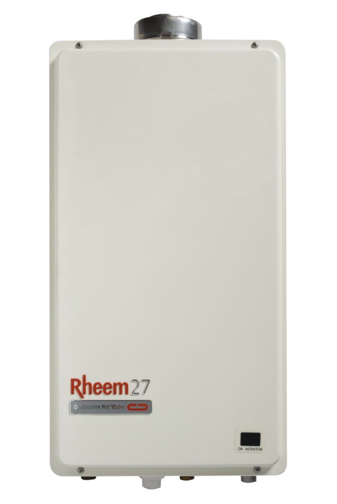 Rheem 27 Litre 6 Star Continuous flow natural gas hot water system - 50 ...